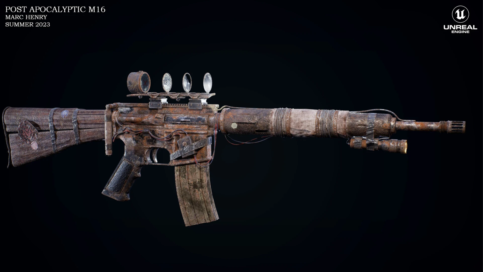 ArtStation - Post Apocalyptic M16