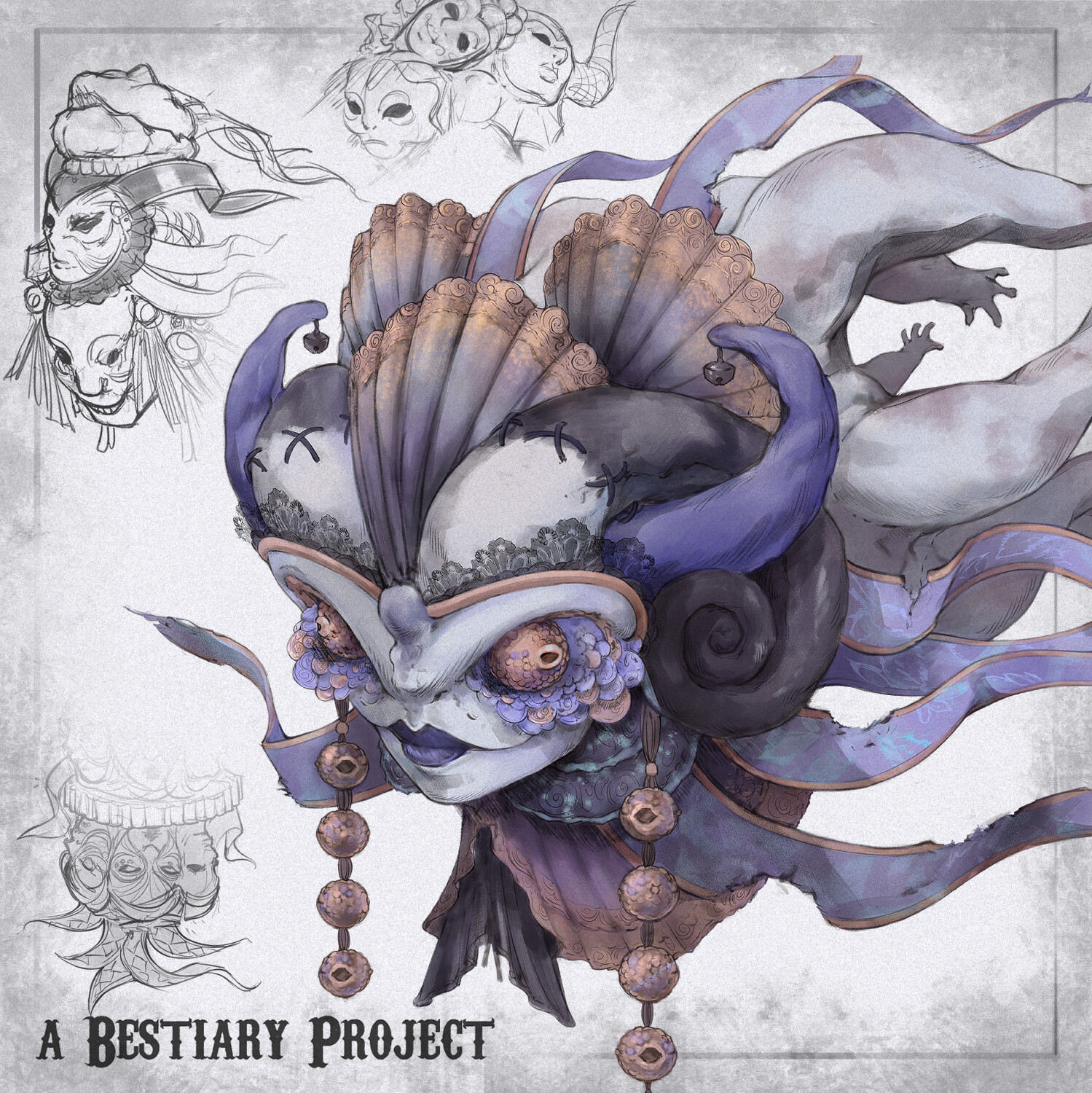 ArtStation - my Bestiary Artbook Project, creature #20