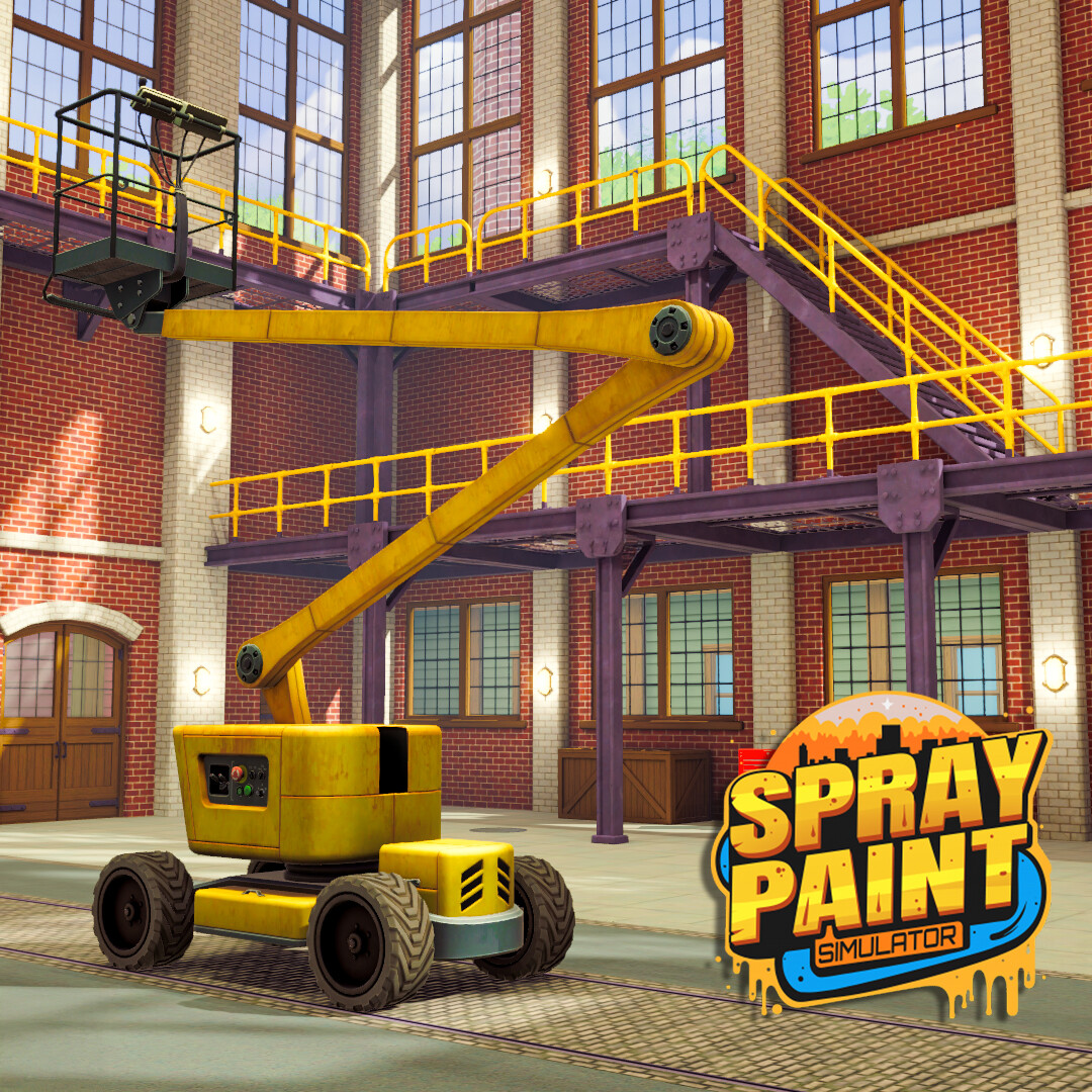 ArtStation - Cherry Picker Level – Spray Paint Simulator