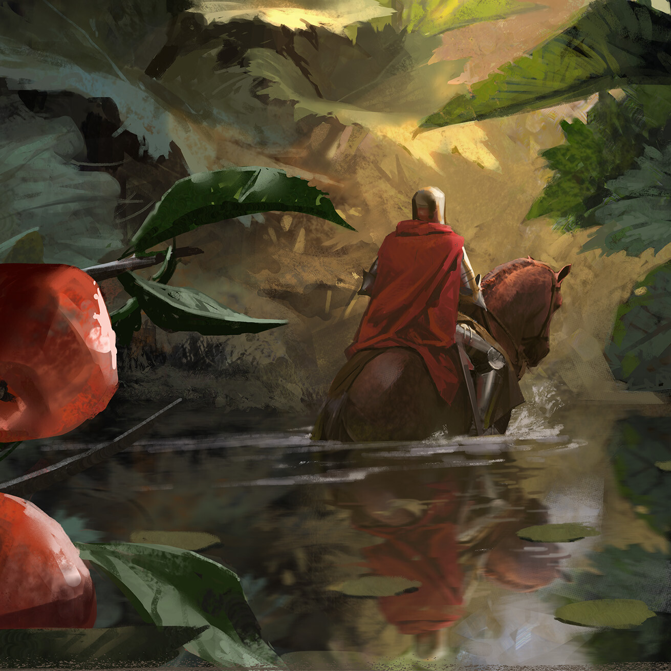 ArtStation - Apple tree island