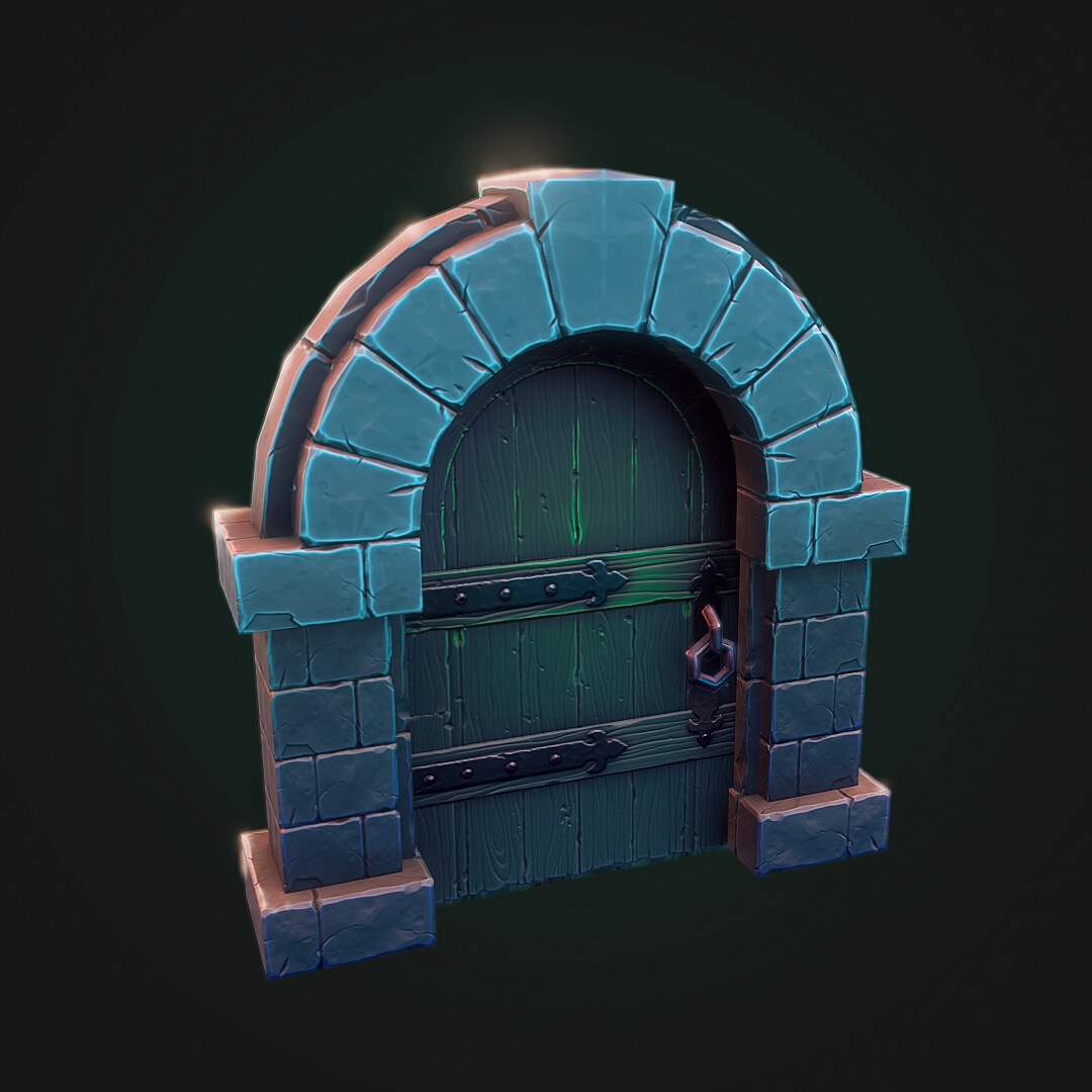 ArtStation - Stylized stone arc