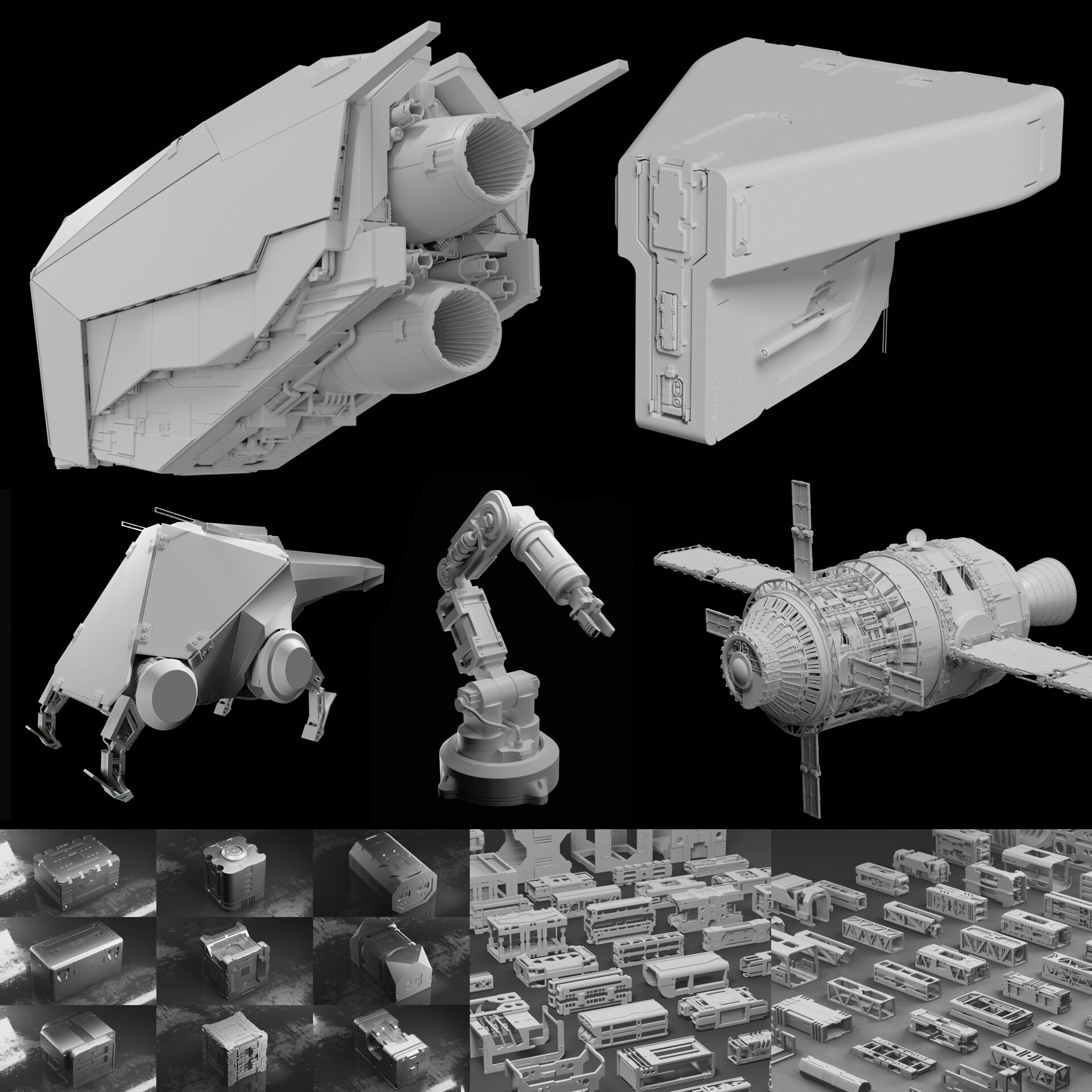 ArtStation - Modelling Sketchbook