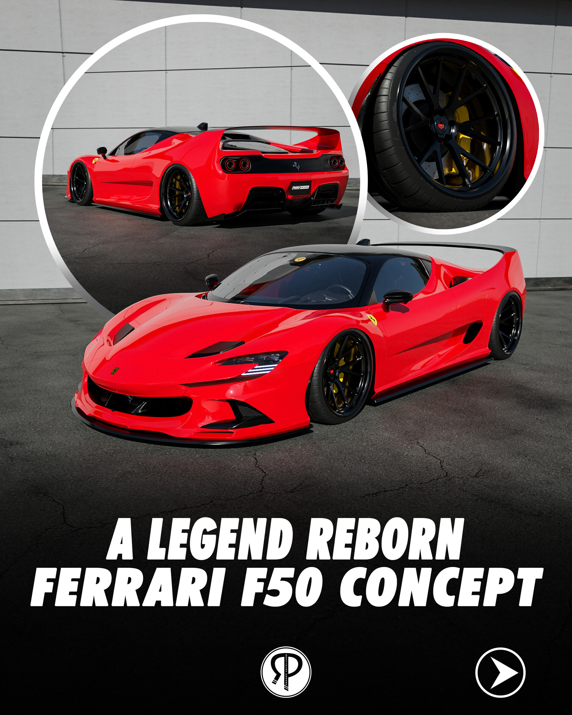 ArtStation - Ferrari F50 Concept – Redefining a Legend