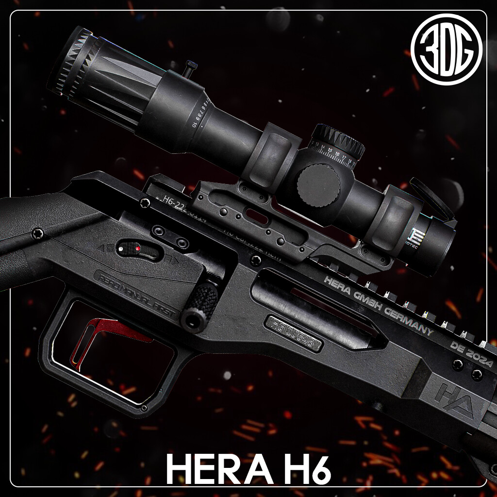 ArtStation - Hera H6 | Modded Bolt-Action Sniper Rifle