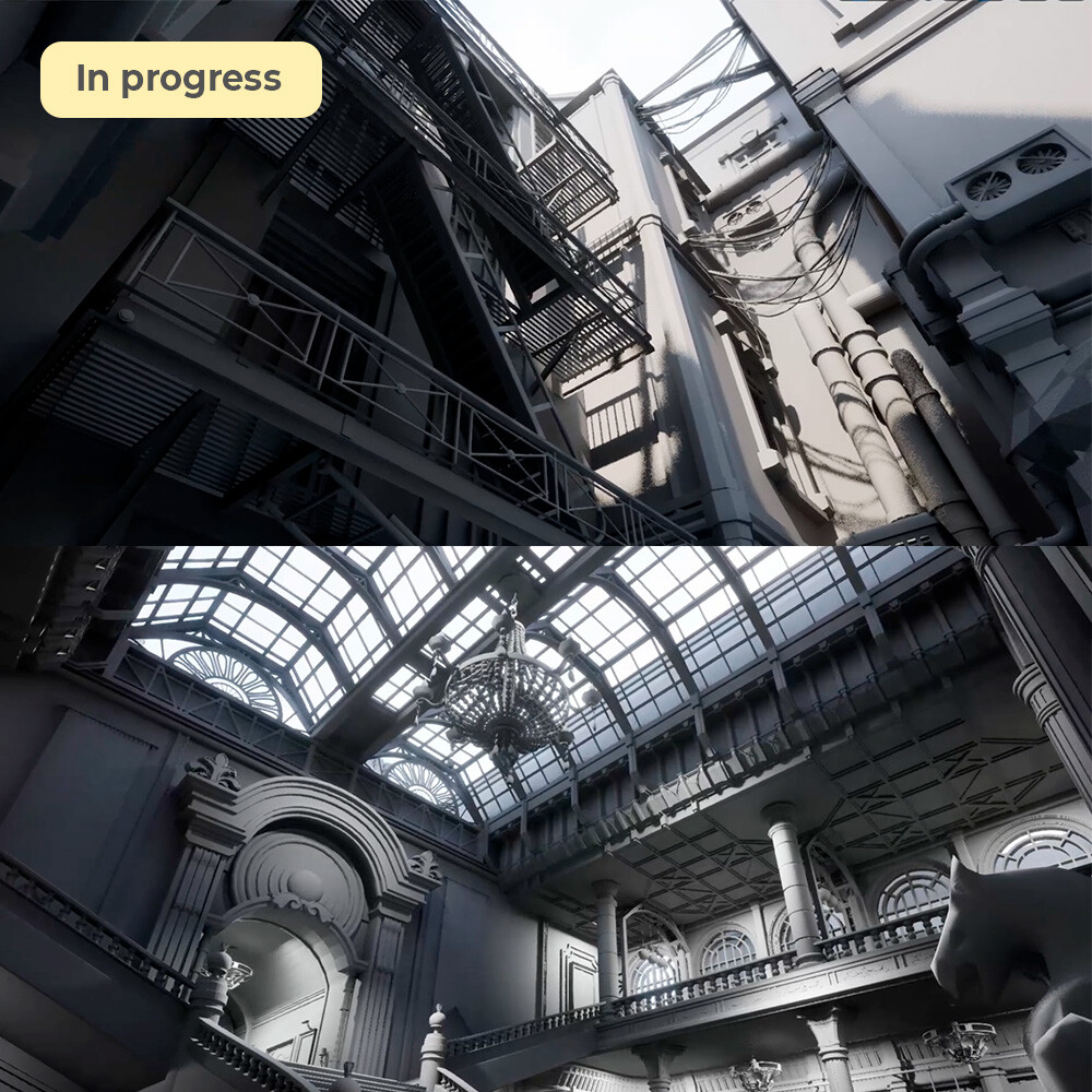 ArtStation - Recreating a Dishonored Environment