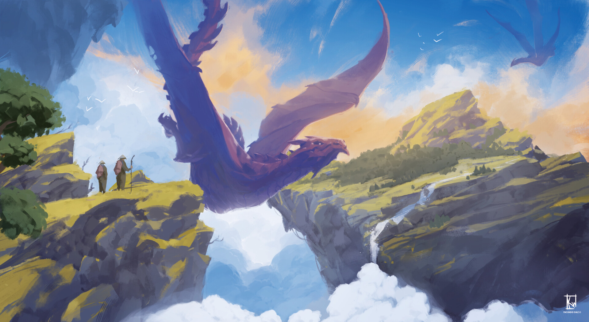 ArtStation - Dragon Flight