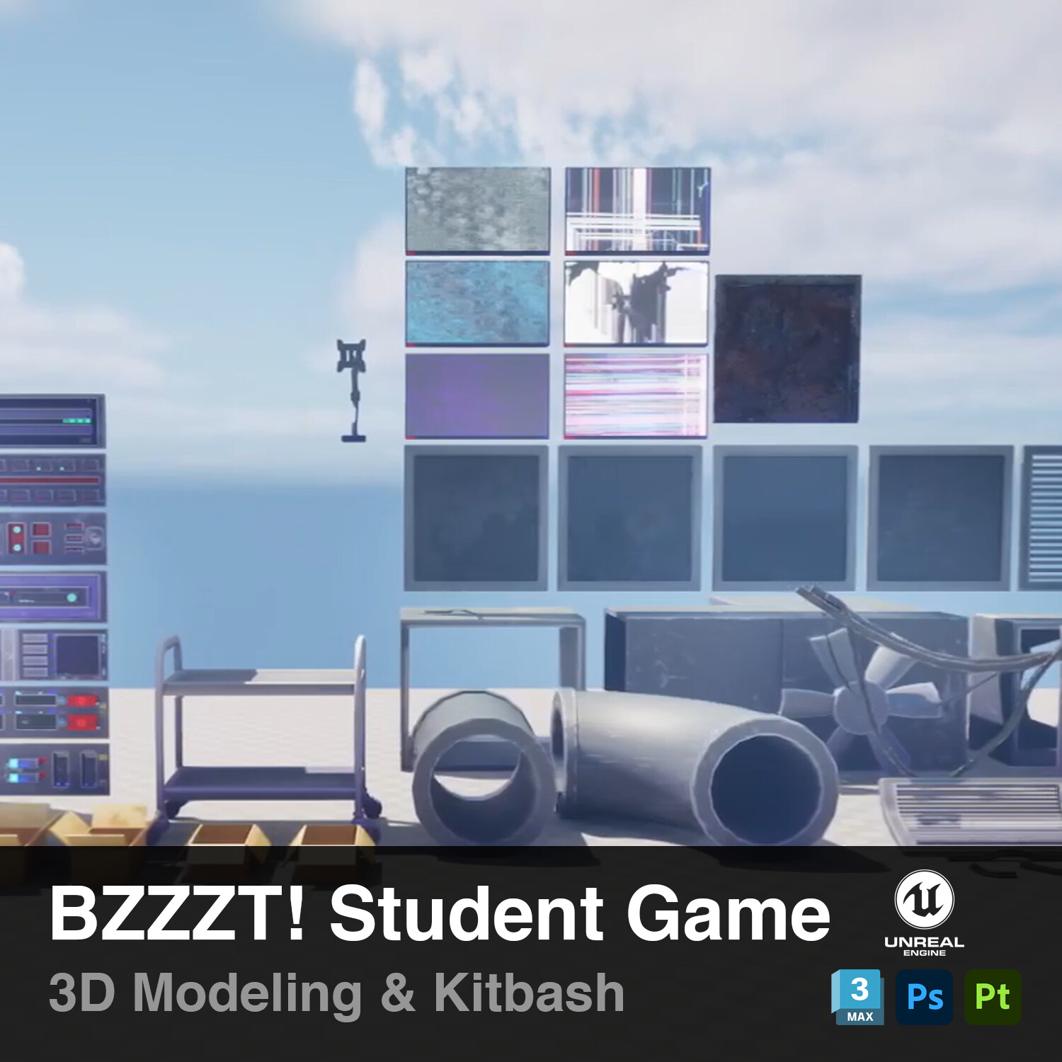 ArtStation - BZZZT! 3D, Level Art & VFX in Unreal Engine 5