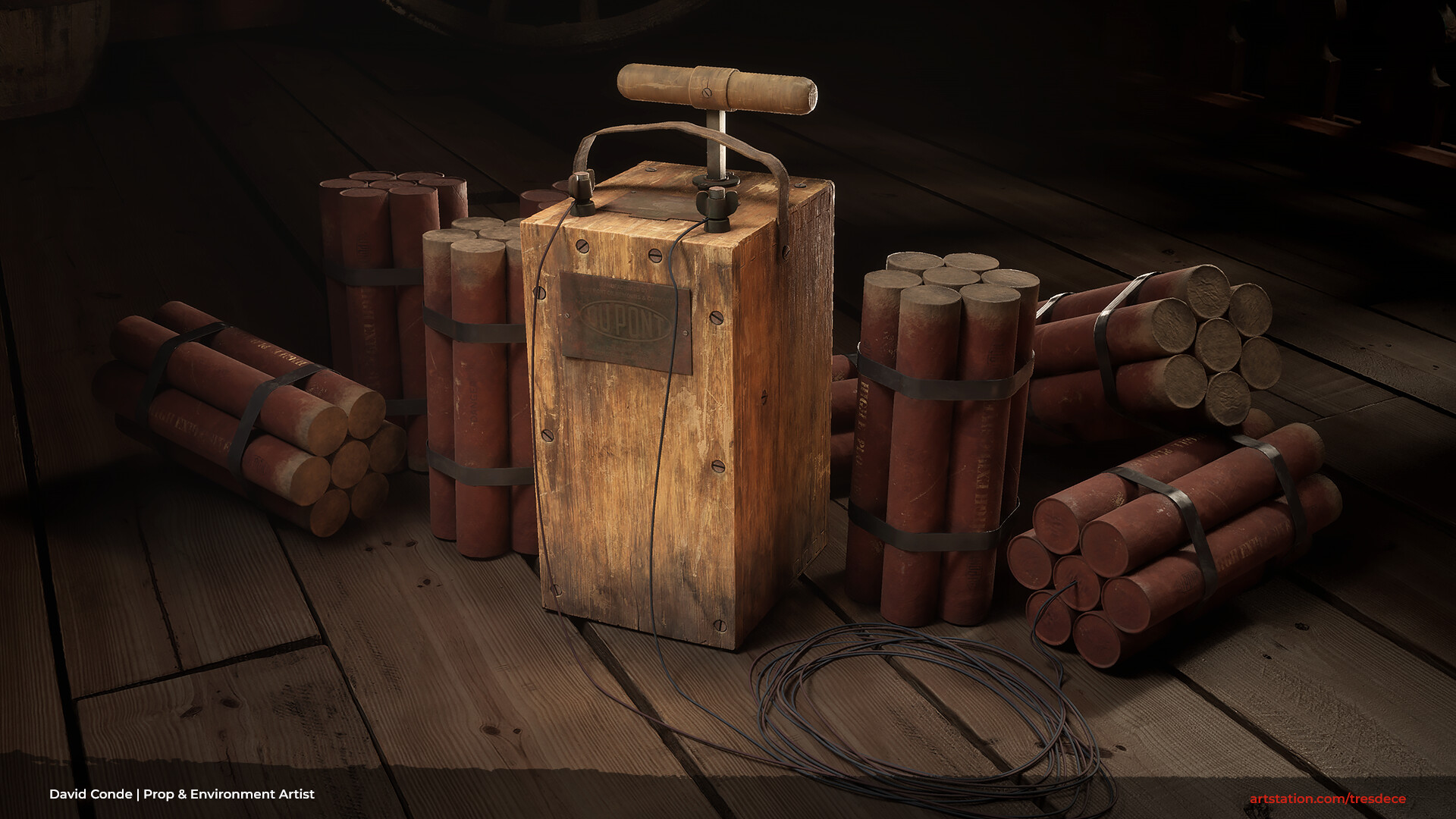 ArtStation - Dupont Blasting Machine