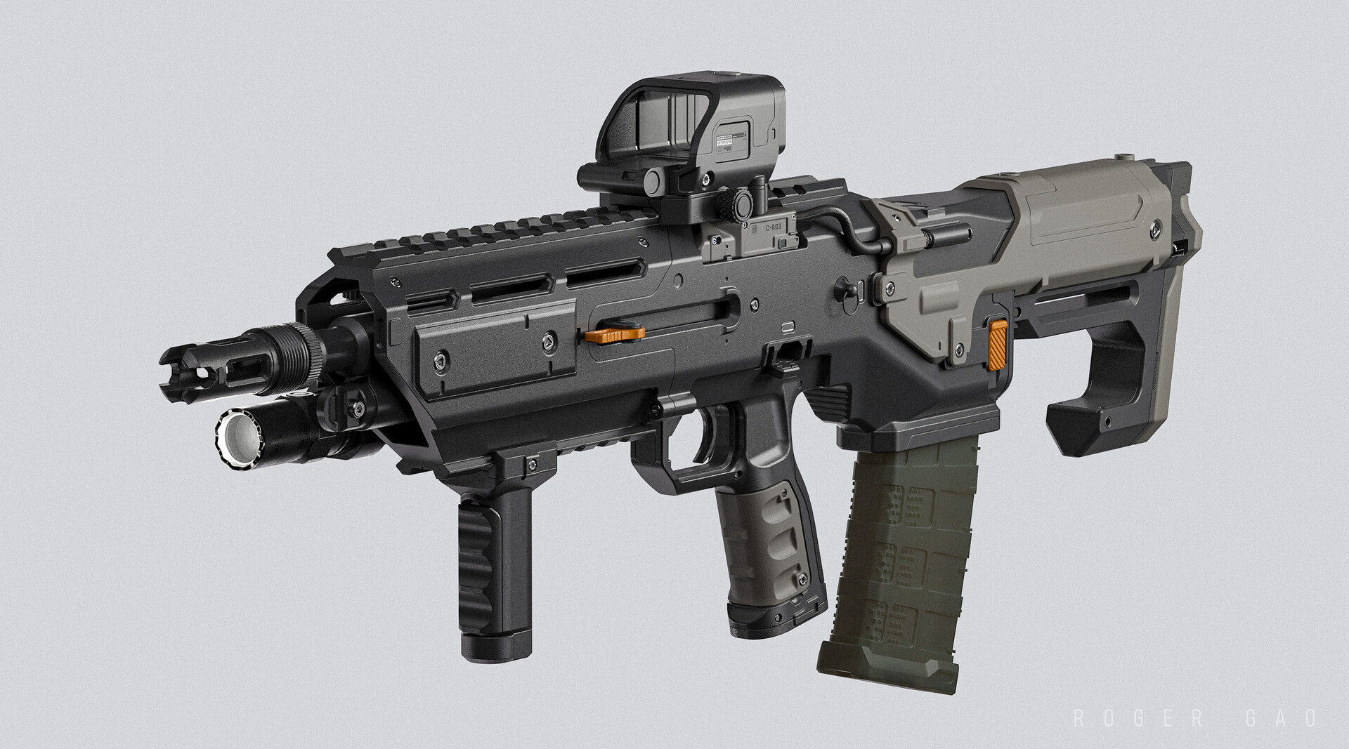 ArtStation - Bullpup rifle