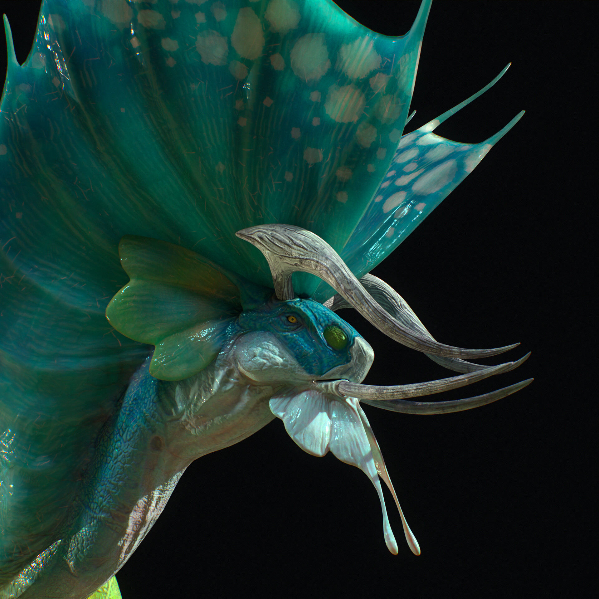 ArtStation - The Water Beast - Lestoidea 蟌