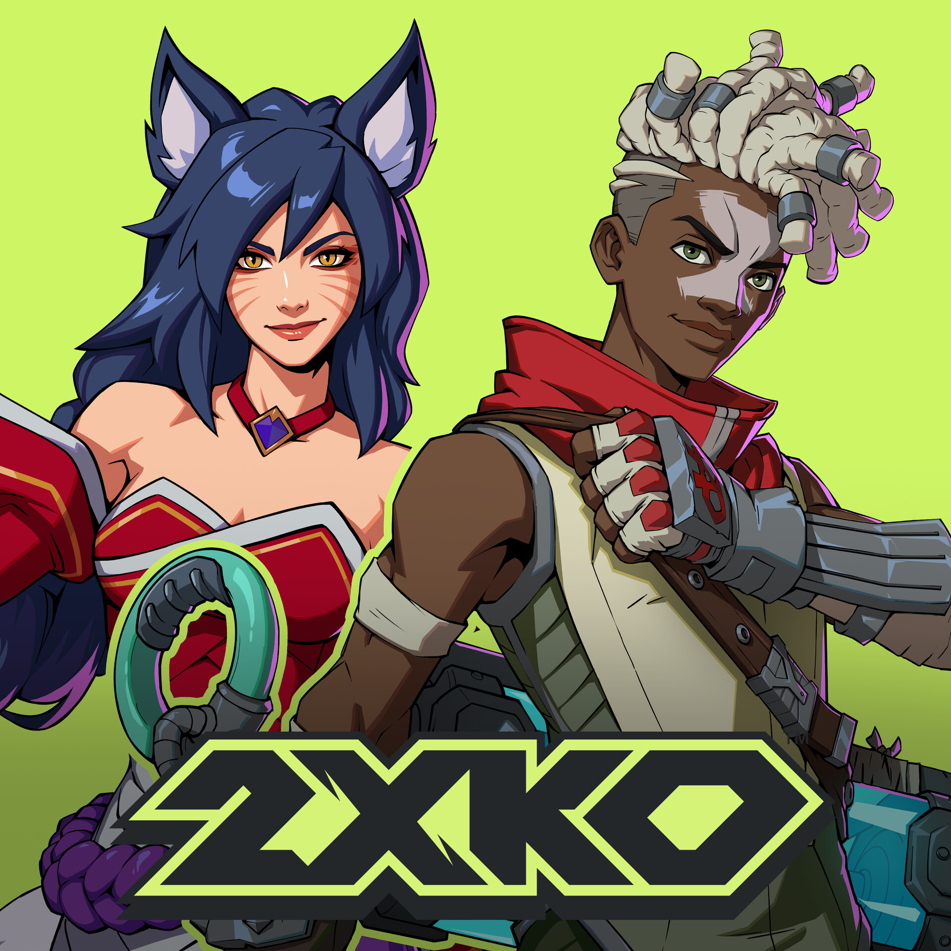 ArtStation - 2XKO: EKKO & AHRI