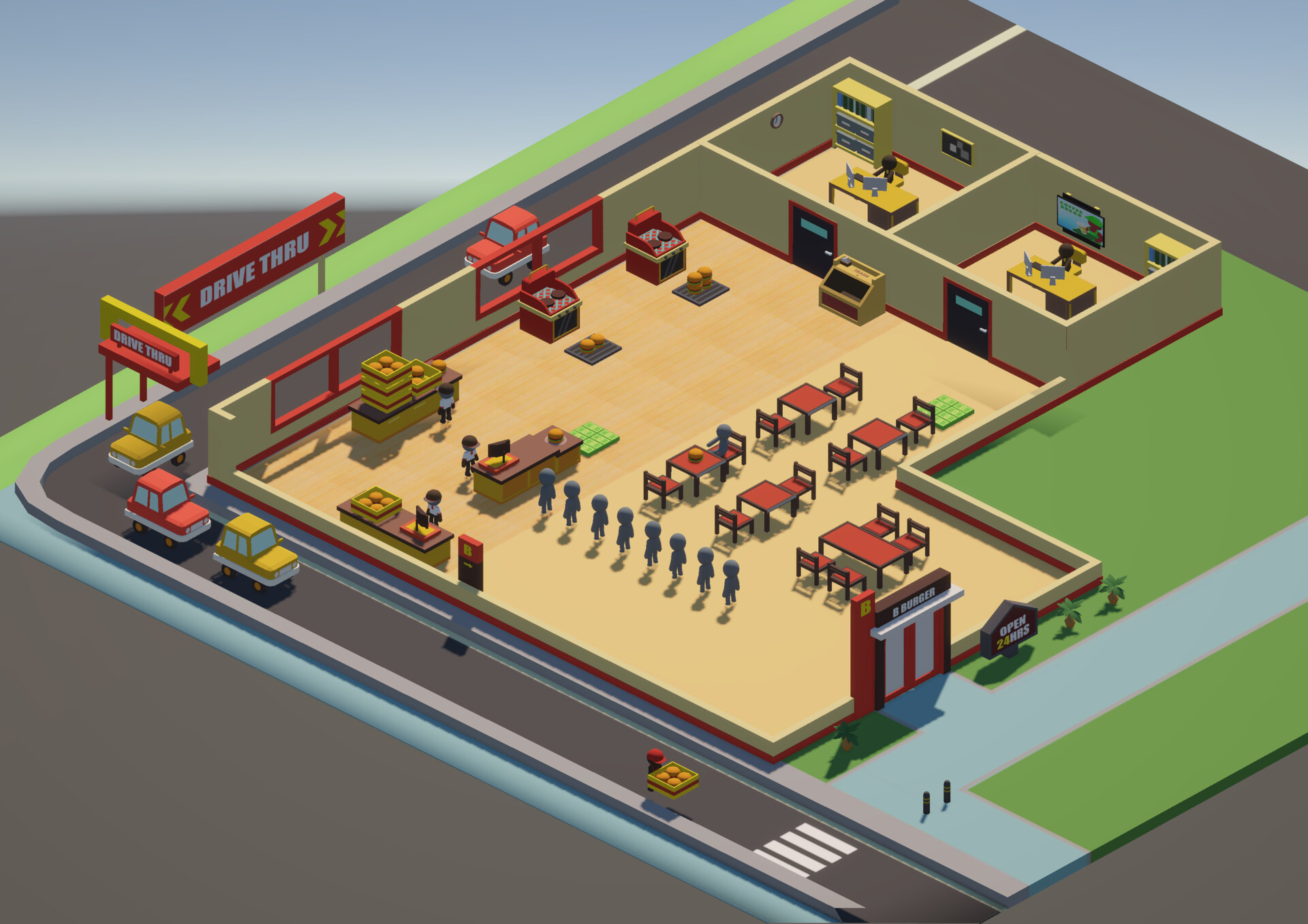 ArtStation - supercent Burger please!