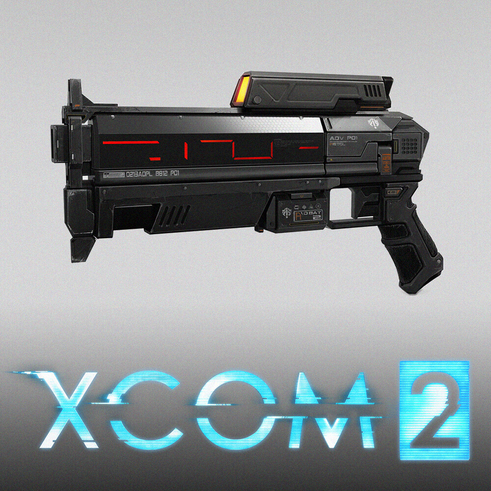 ArtStation - Advent Pistol, XCOM2