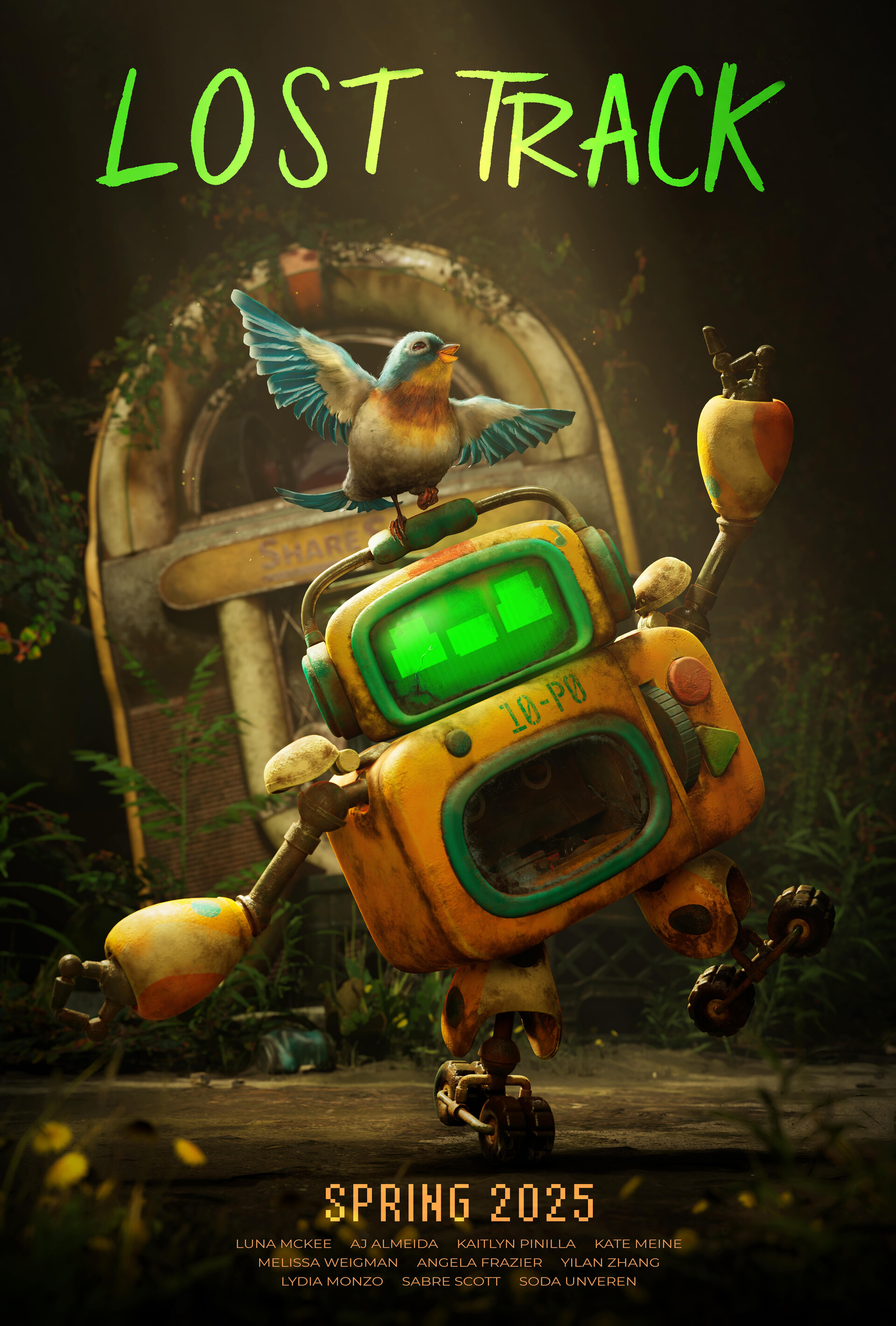 ArtStation - Lost Track - Poster Promo Art