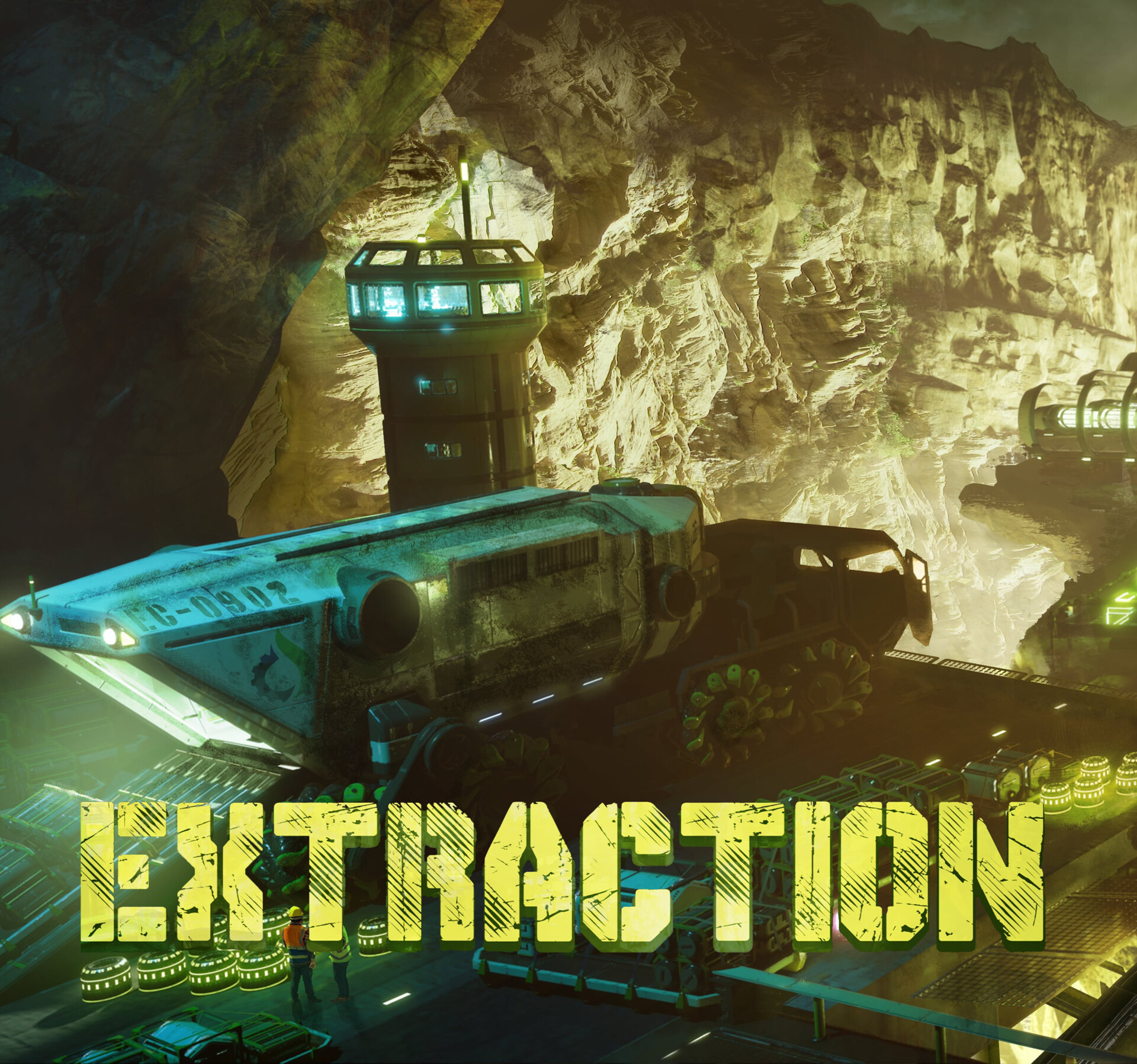 ArtStation - Extraction - Matte Painting
