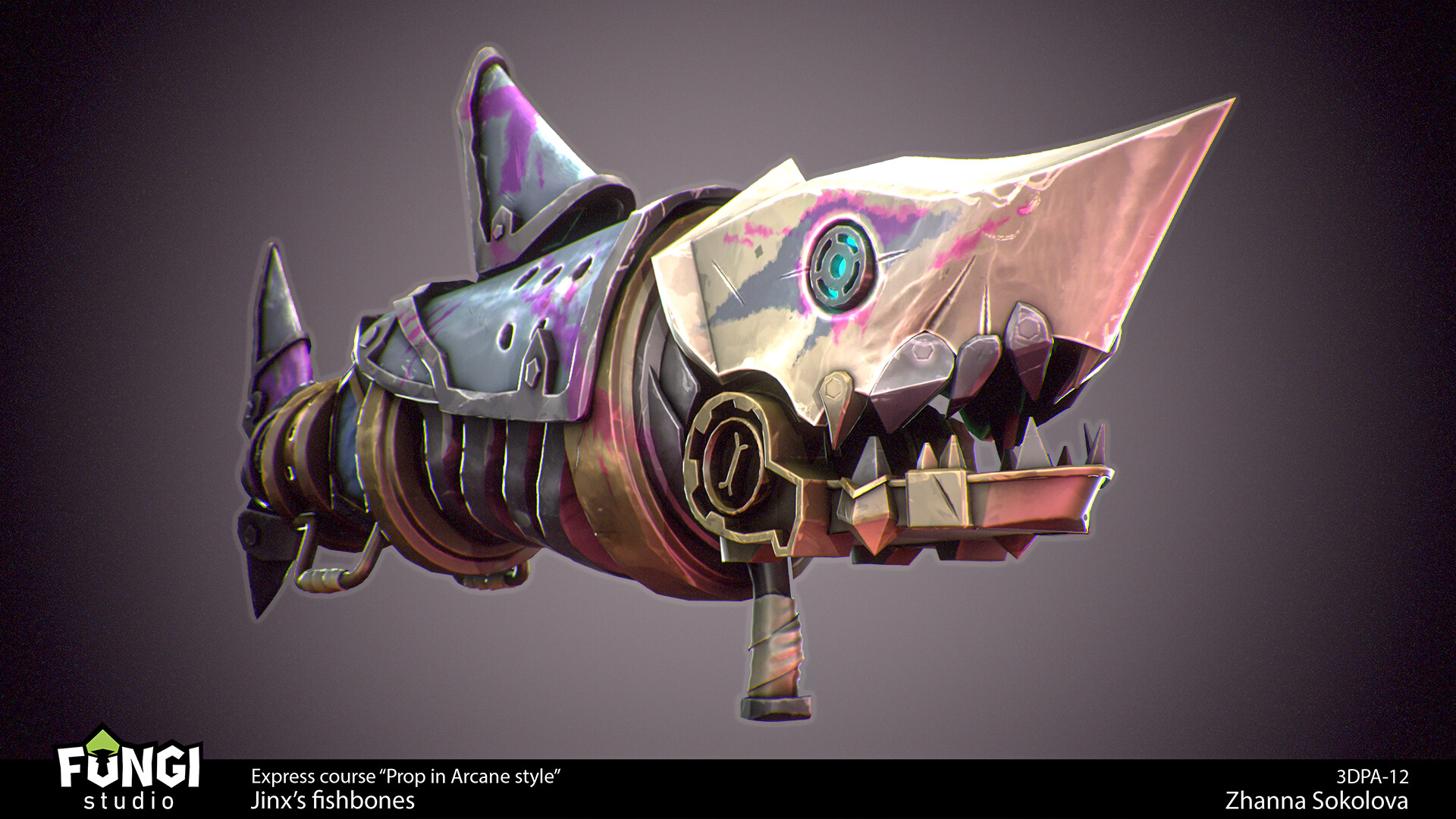 ArtStation - Jinx's fishbones