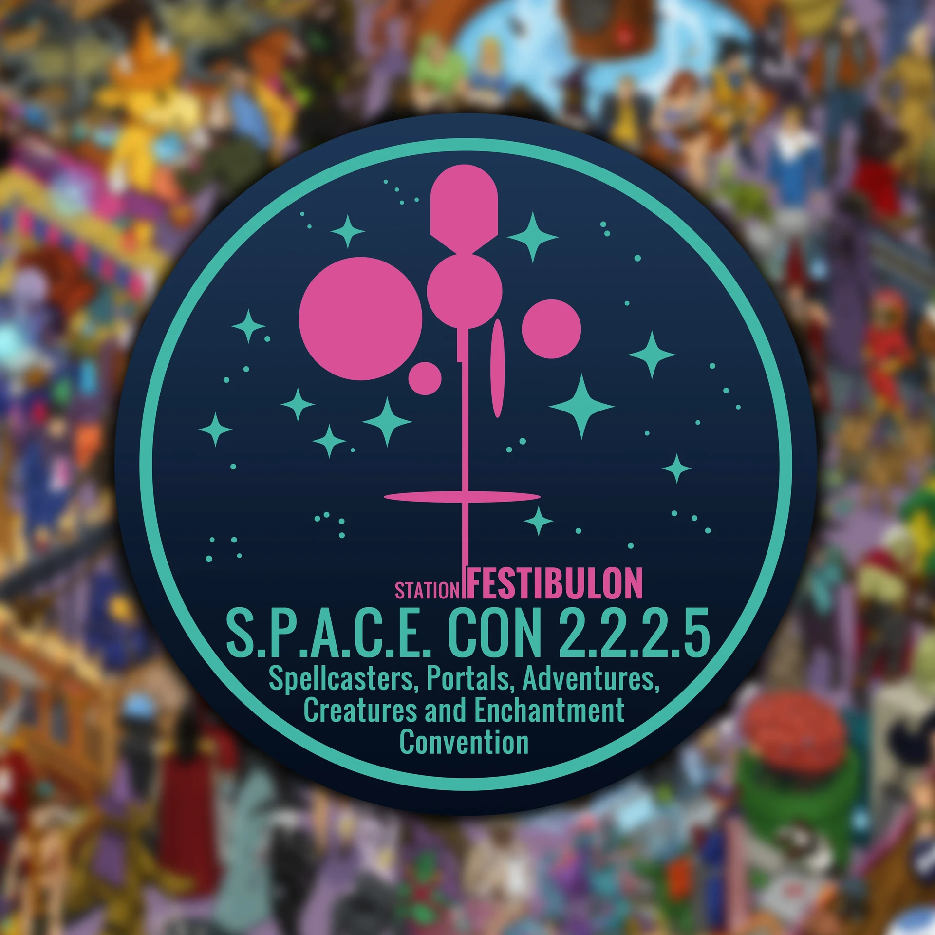 ArtStation - S.P.A.C.E. CON:2225 - Intergalactic convention poster