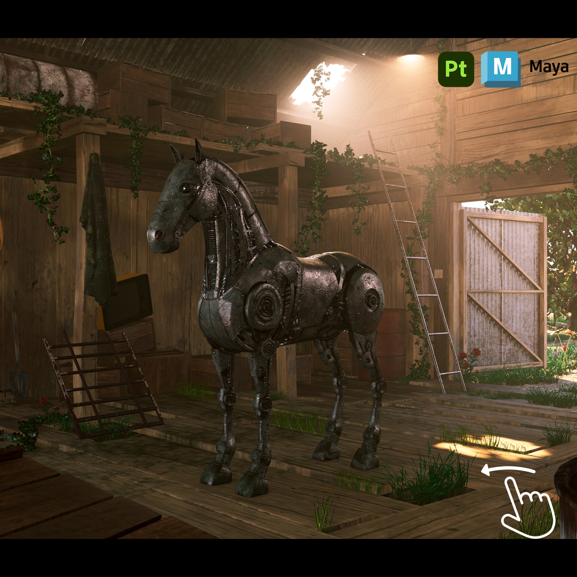 ArtStation - "Clockwork Stallion"