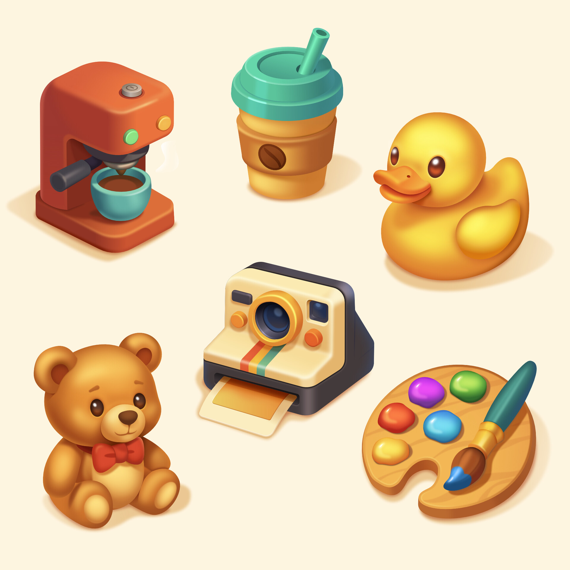 ArtStation - Random Merge Game Items