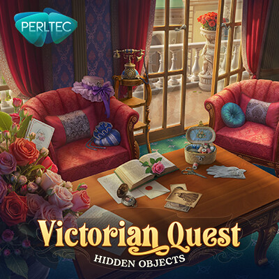 ArtStation - Hidden object scene Hotel Room