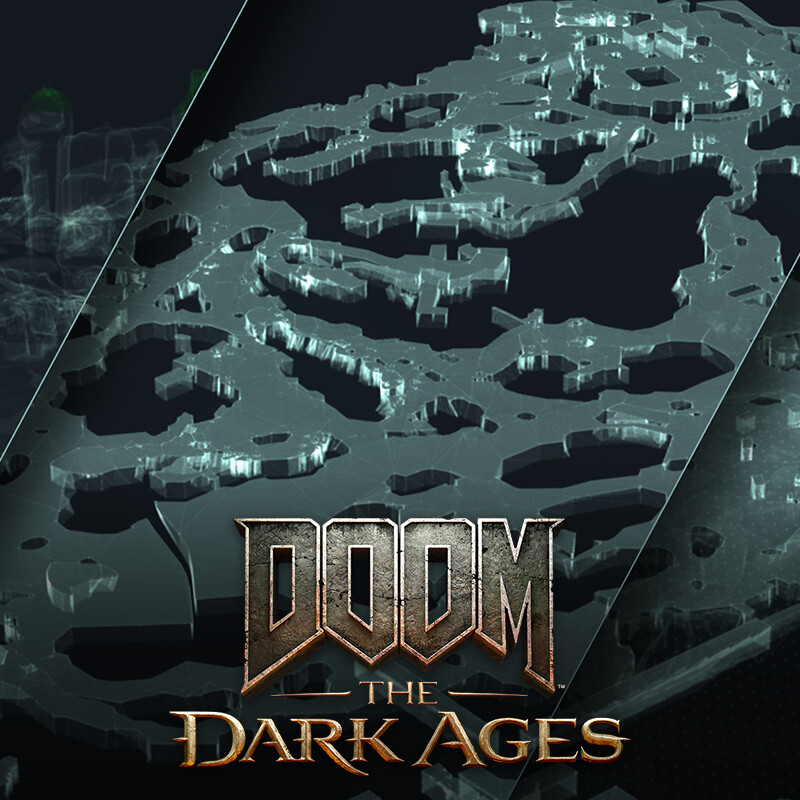 ArtStation - Doom: The Dark Ages - Automap