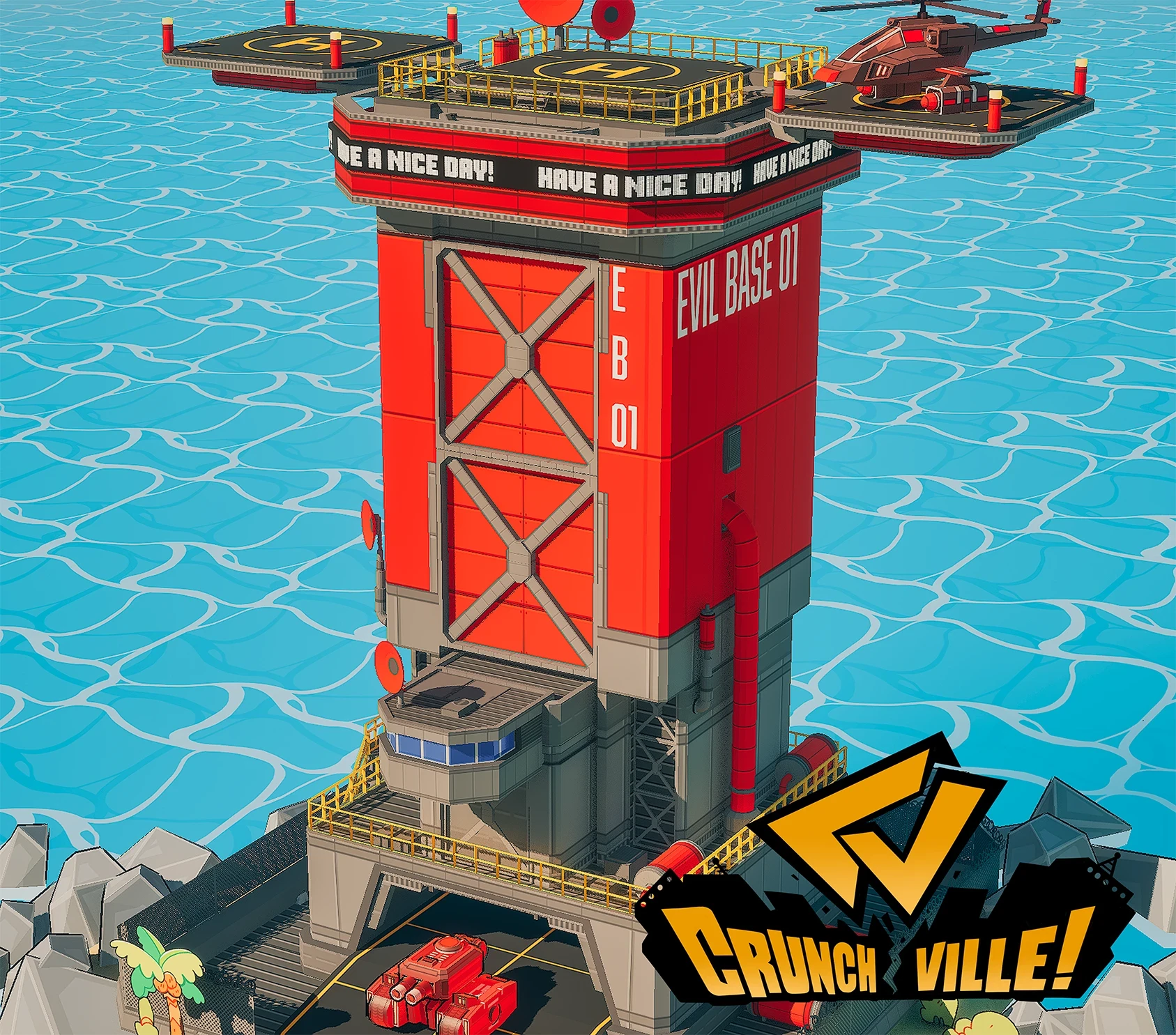 ArtStation - CrunchVille: Evil Base