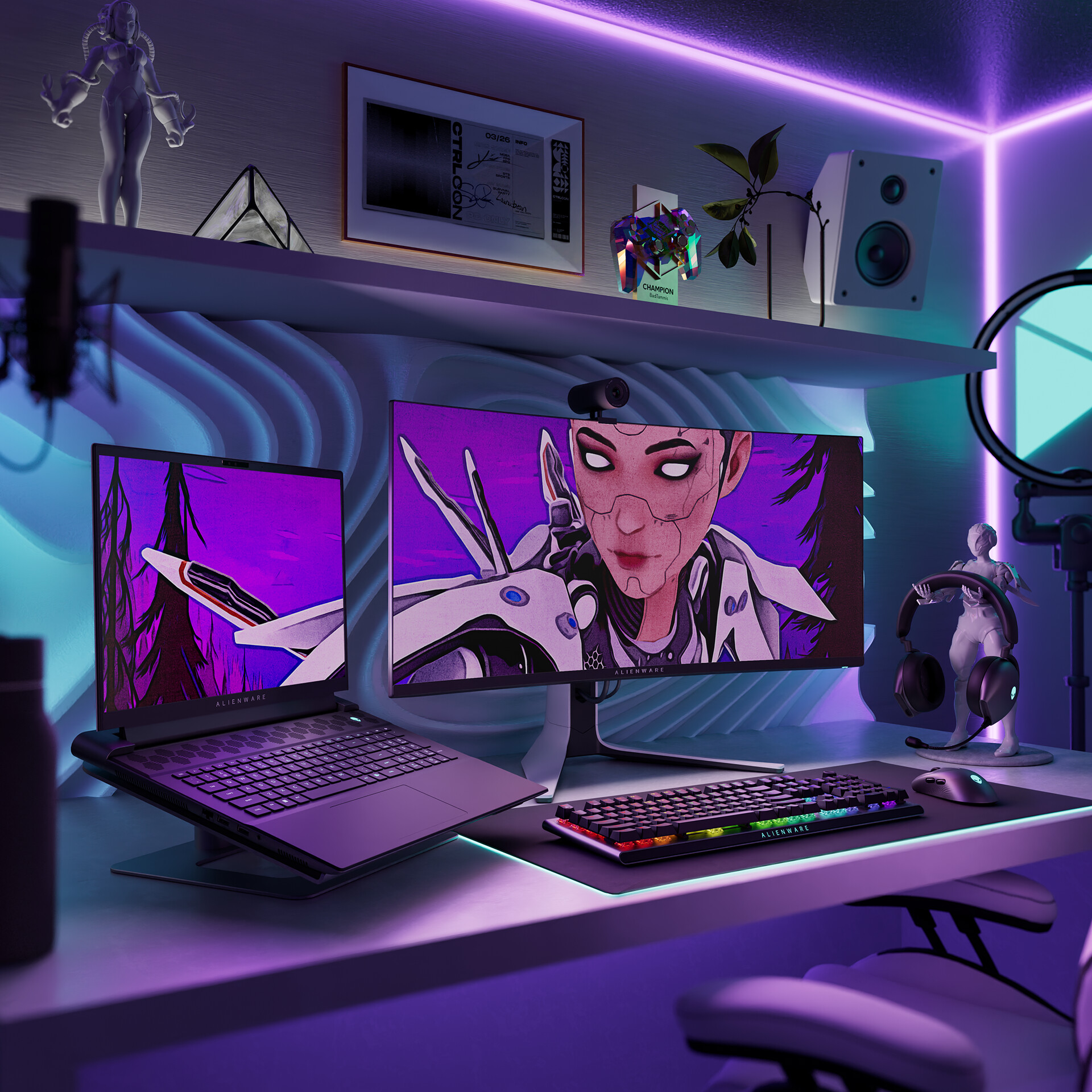 ArtStation - Alienware Dream Desk