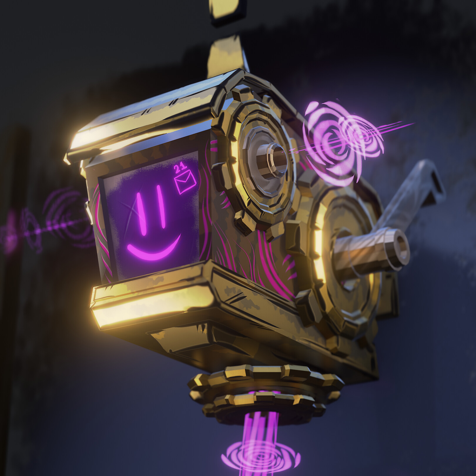 ArtStation - ArcanePunk Mailbox