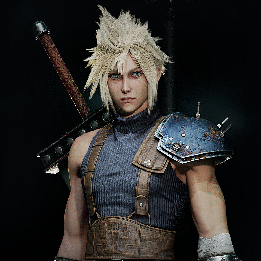 ArtStation - Cloud Strife - Final Fantasy VII Remake Fanart