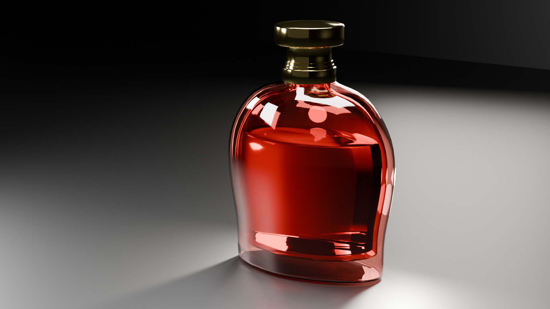 ArtStation - “Crimson Luxe – 3D Perfume Bottle Visualization