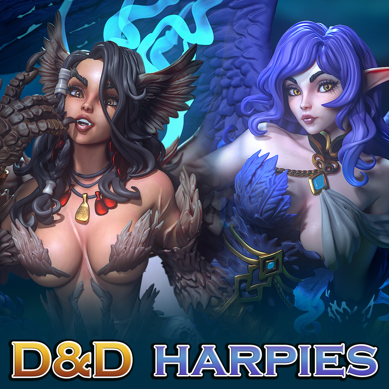 ArtStation - Harpies - Ulma and Kyrin