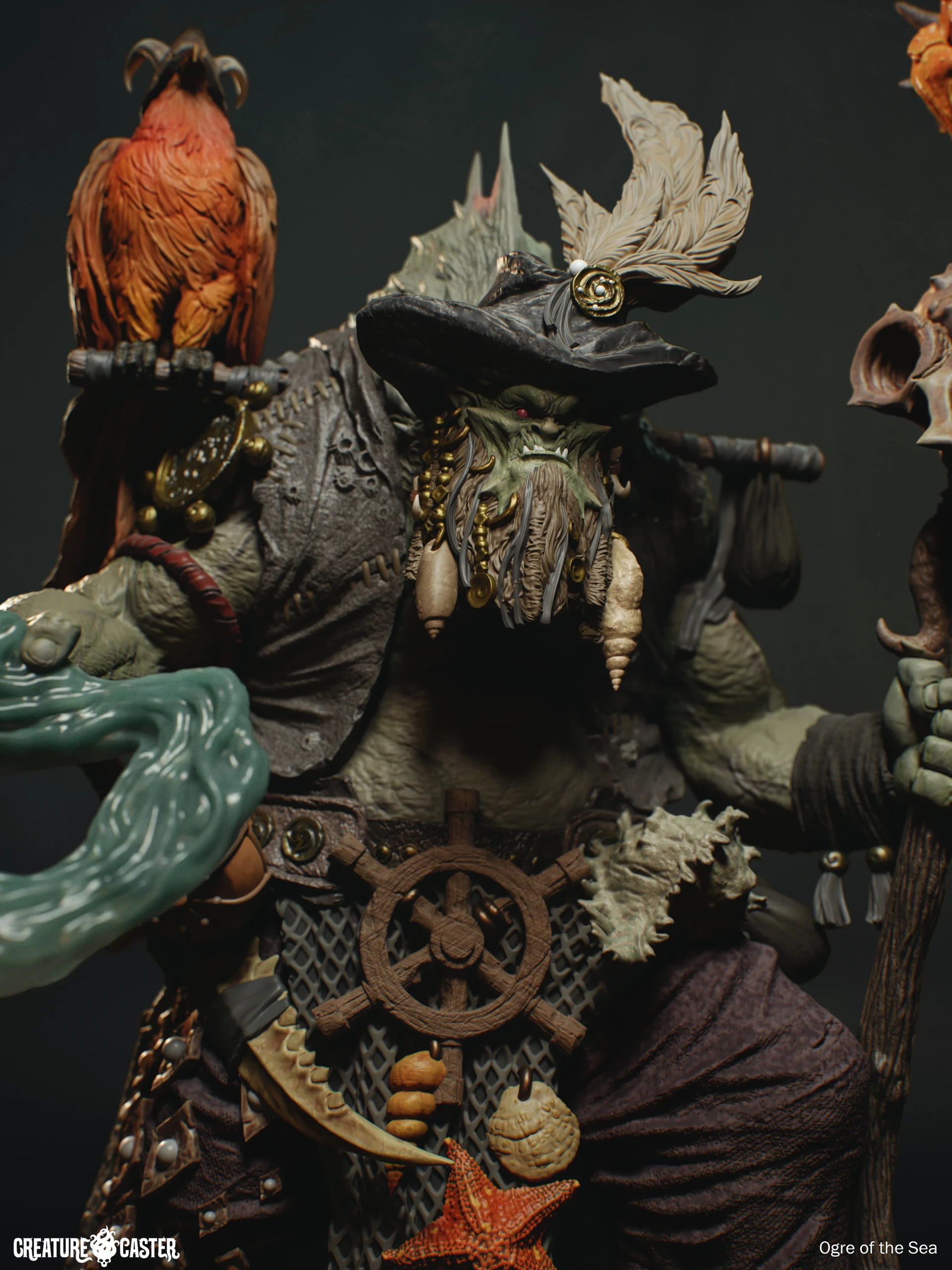 ArtStation - Pirate Ogre of the Sea (Creature Caster-Miniature)