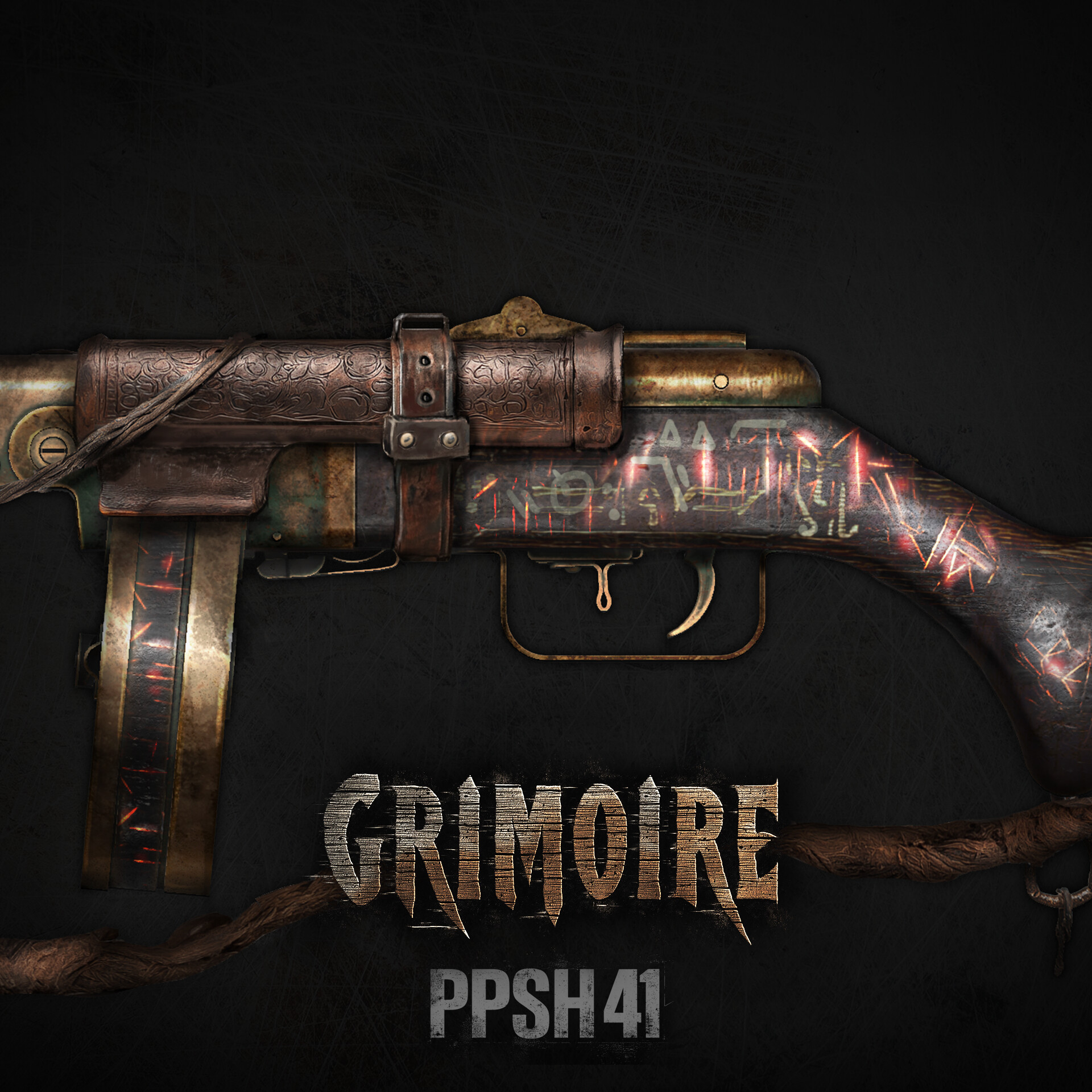 ArtStation - PPSh-41 Grimoire