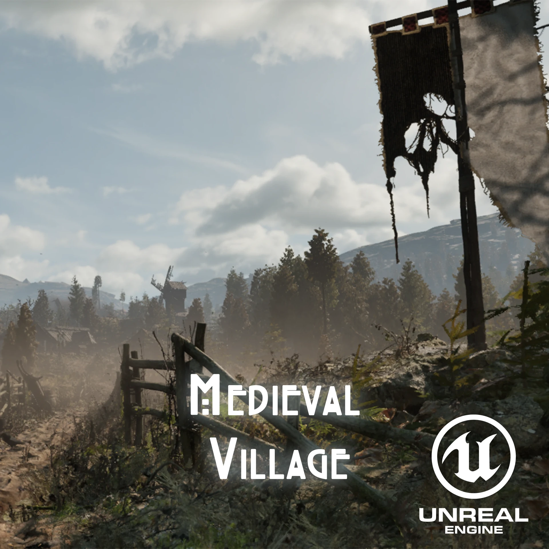 ArtStation - Medieval Village – PBL Lighting Exploration