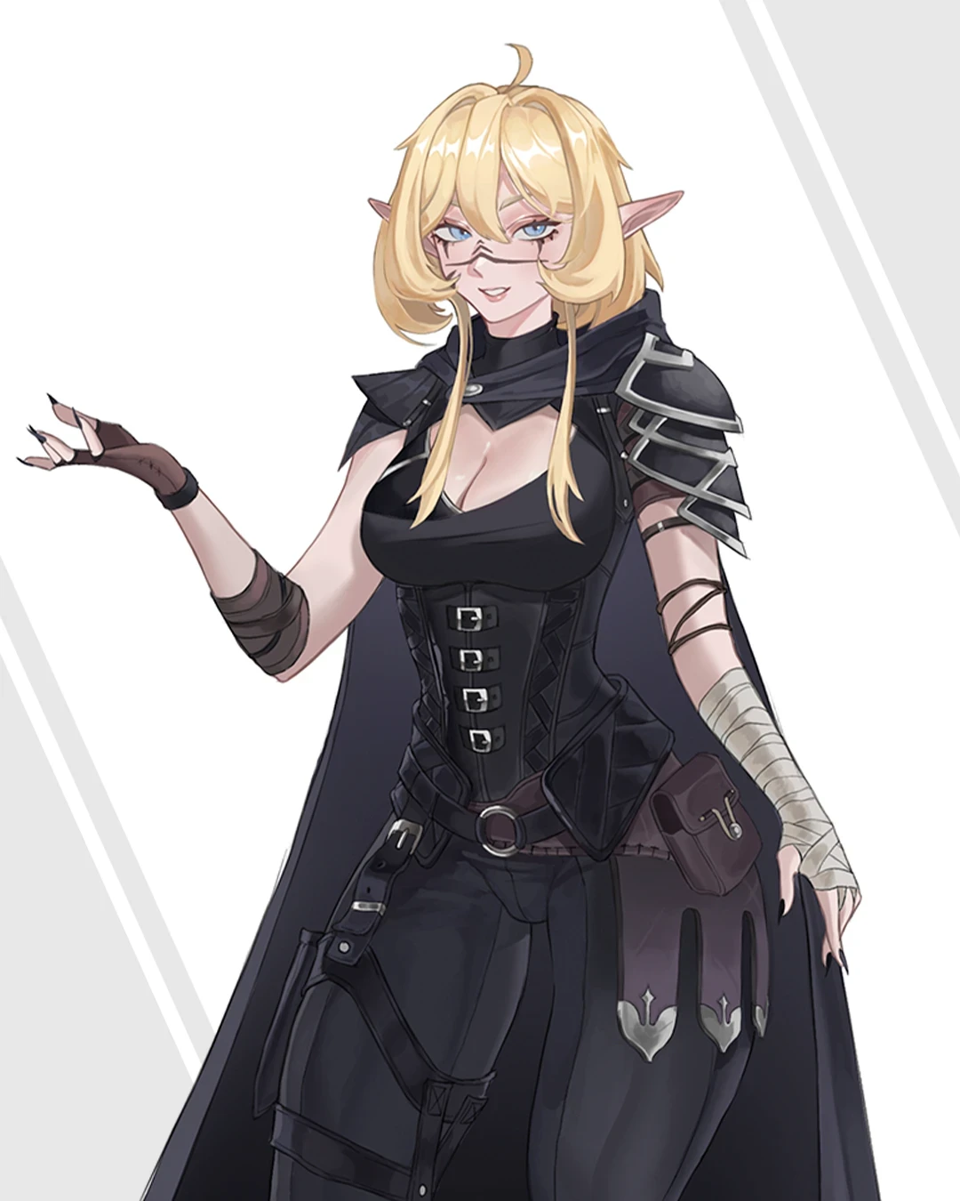 ArtStation - Character Ref Sheet - Onyx Whisper (OC)