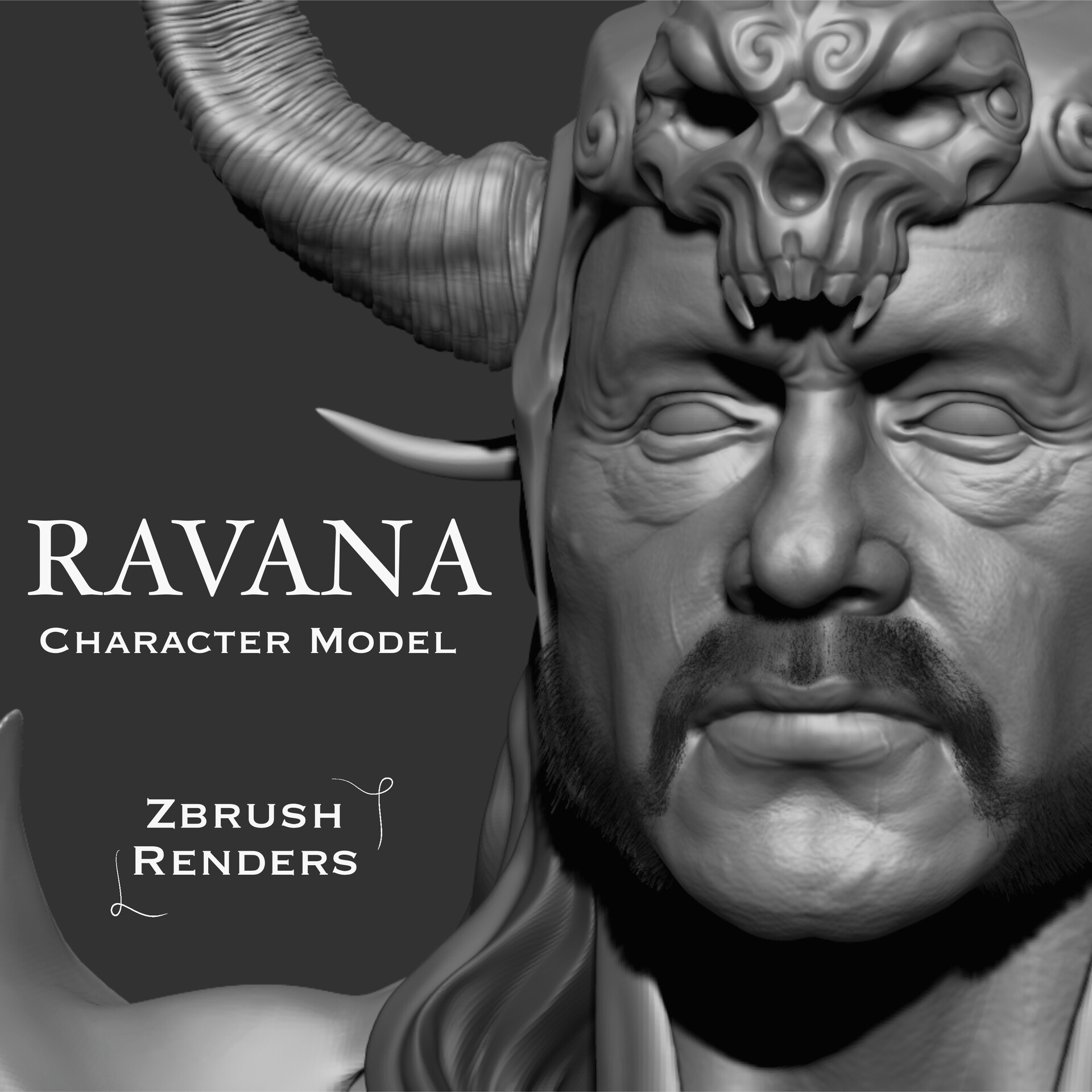 ArtStation - RAVANA Character sculpt