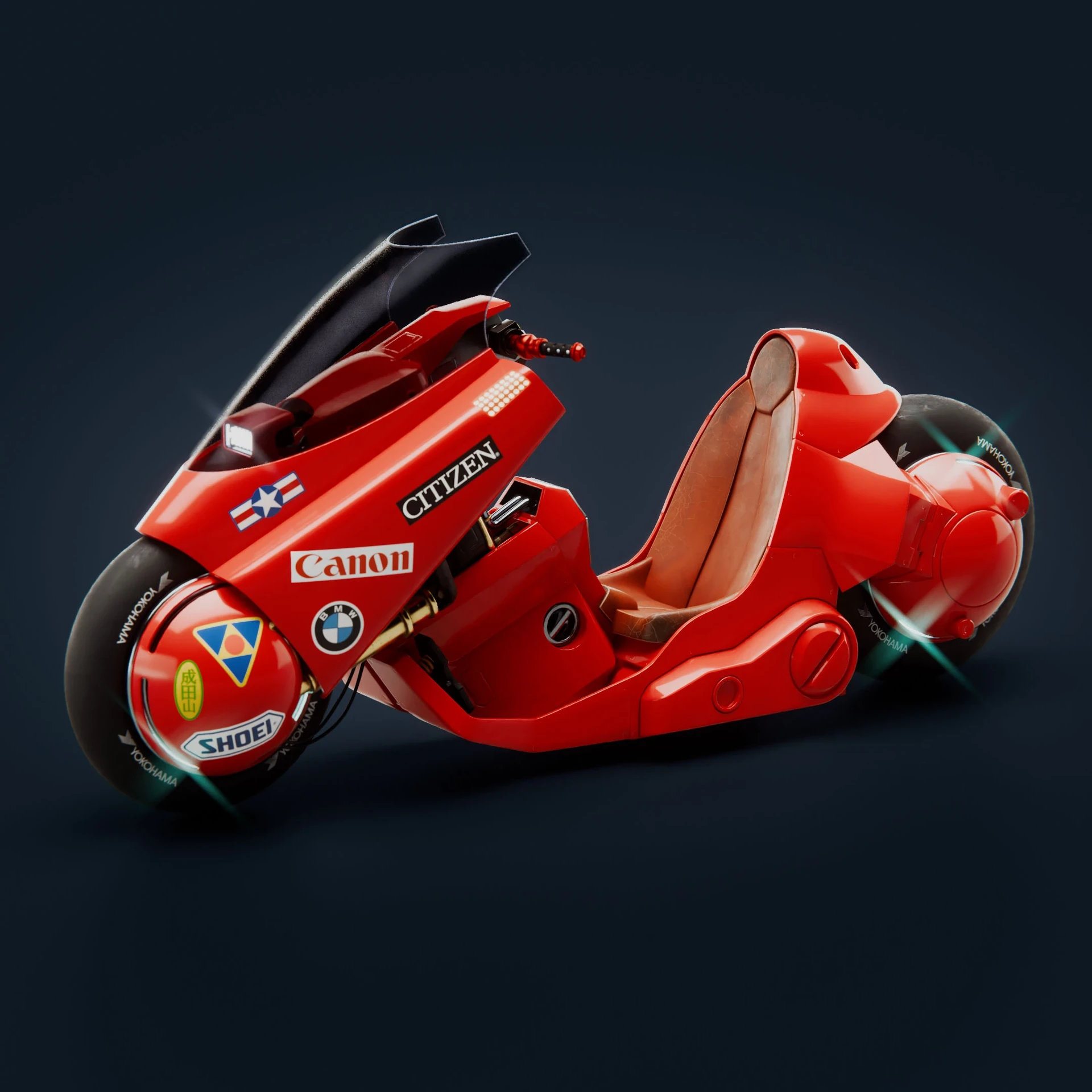 ArtStation - Kaneda's Motorbike (Akira)