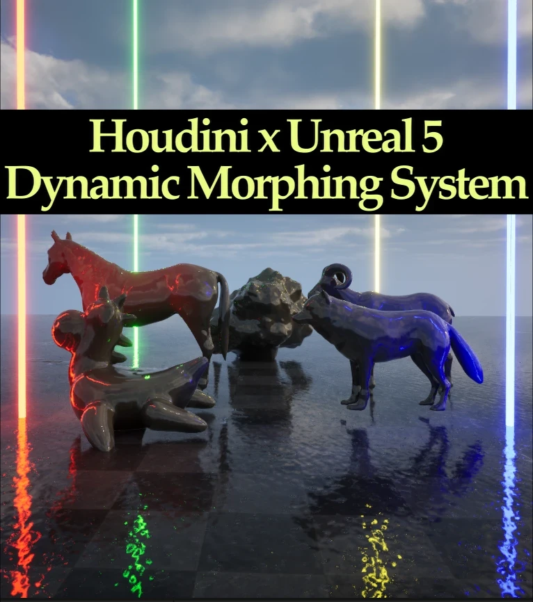 ArtStation - Houdini x Unreal 5 | Creature Morphing System