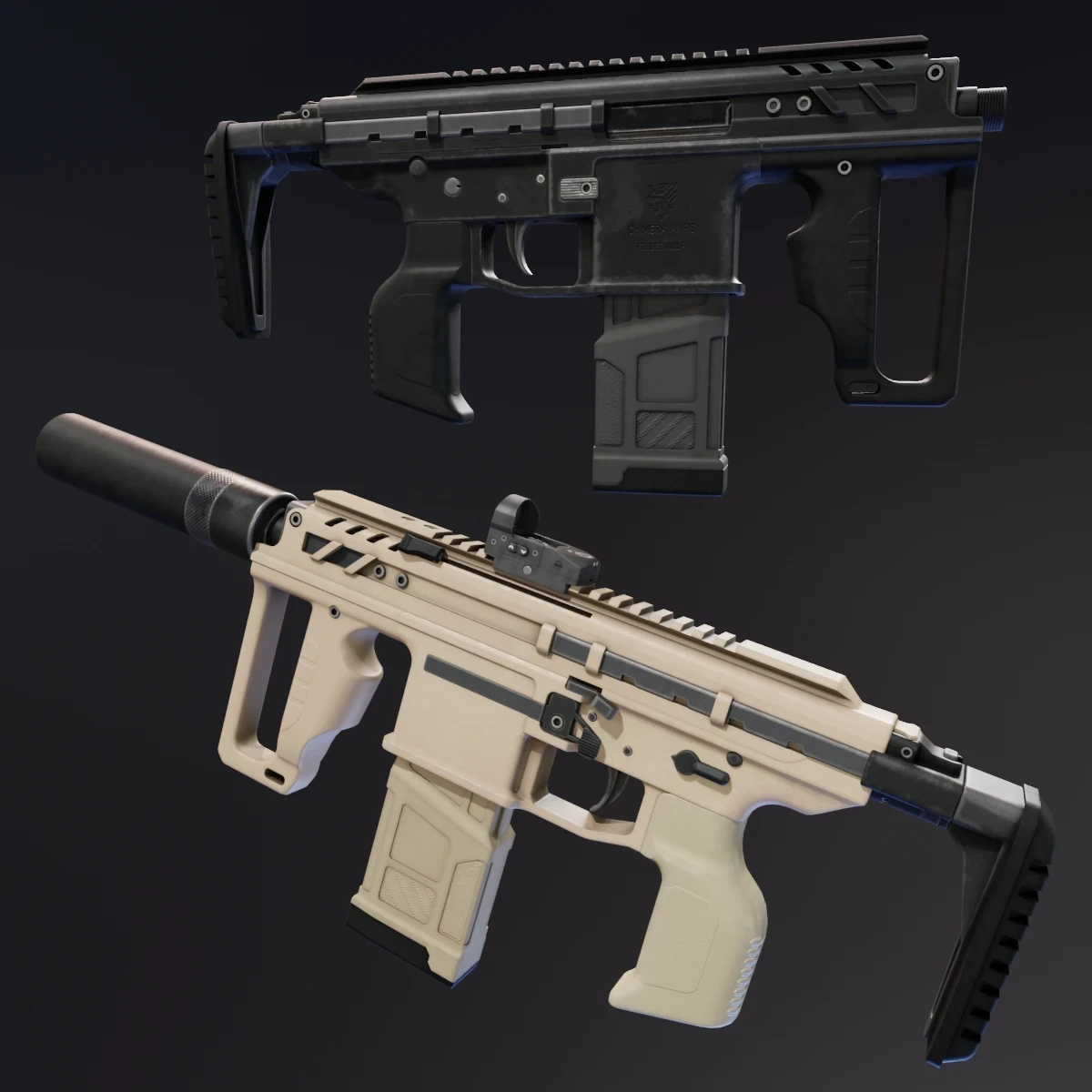 ArtStation - Mauler 50 Beowulf SMG