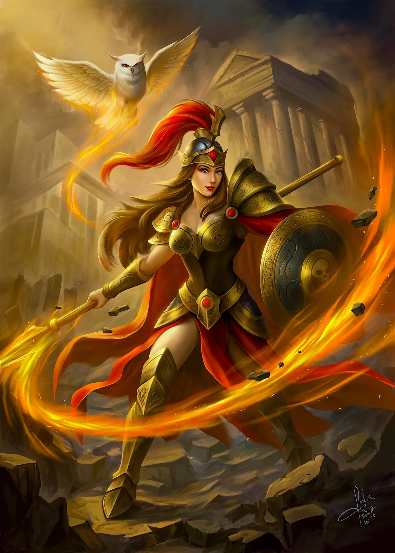 ArtStation - Athena – Goddess of Wisdom and War