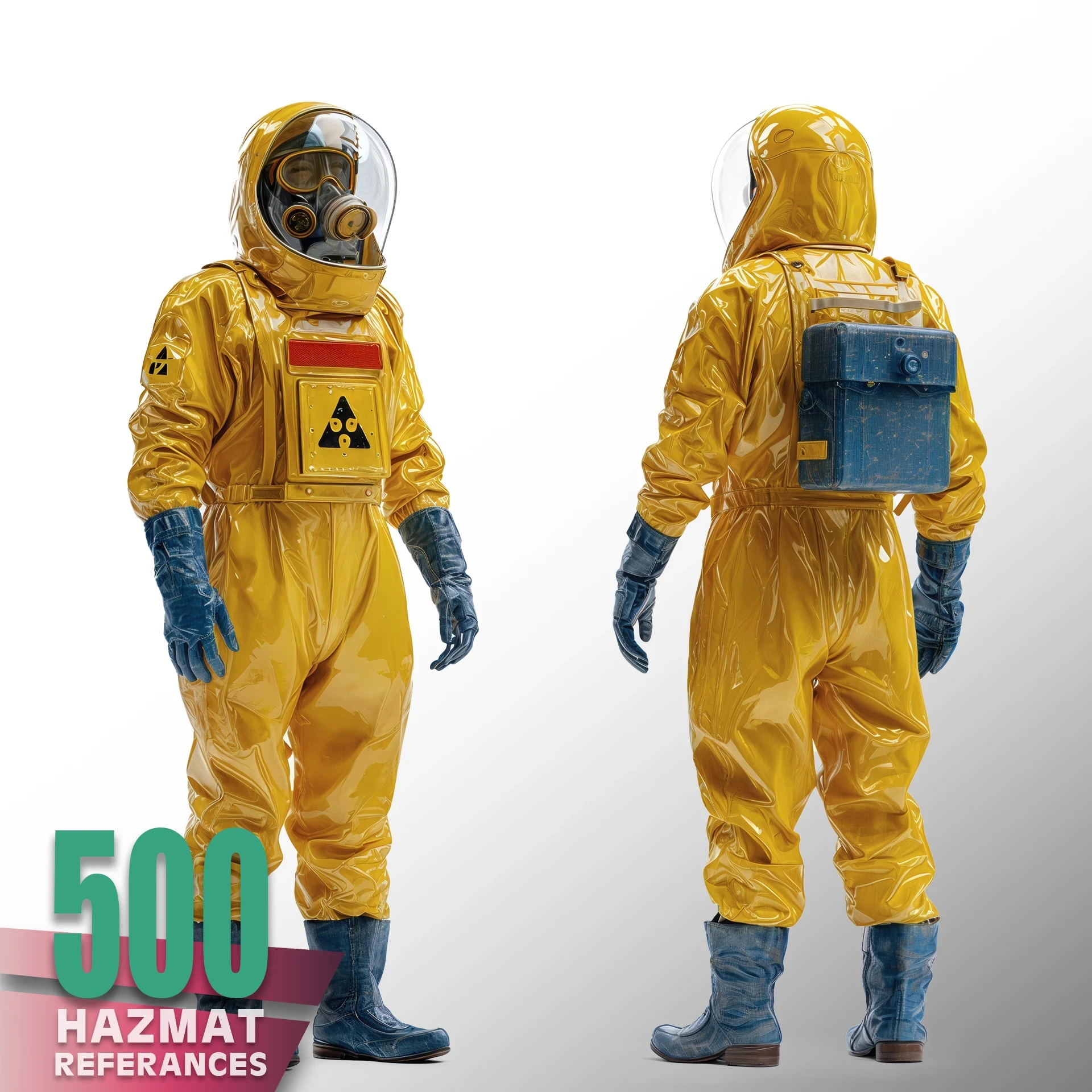 ArtStation - 500 Hazmat Outfit - Reference Image Pack v.1 |4K|