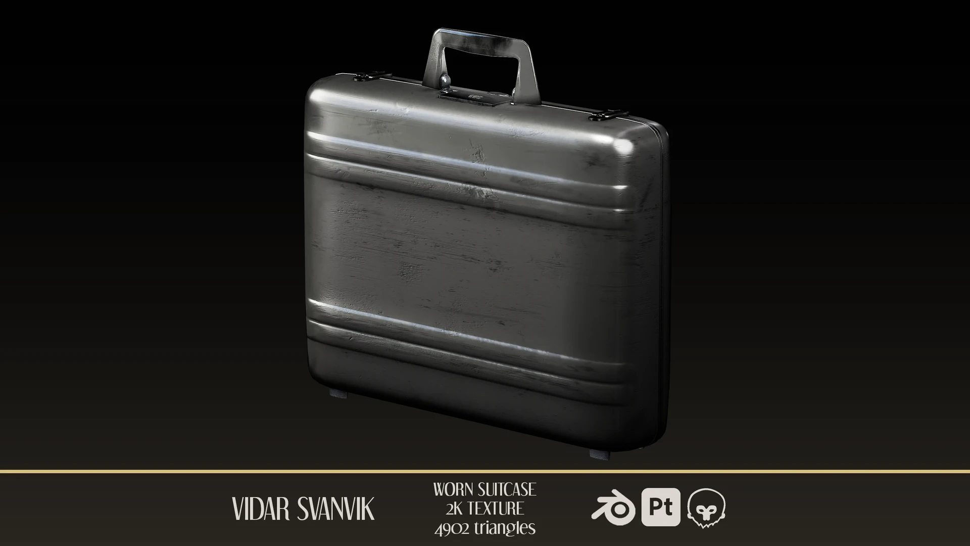 ArtStation - Worn Briefcase - Prop