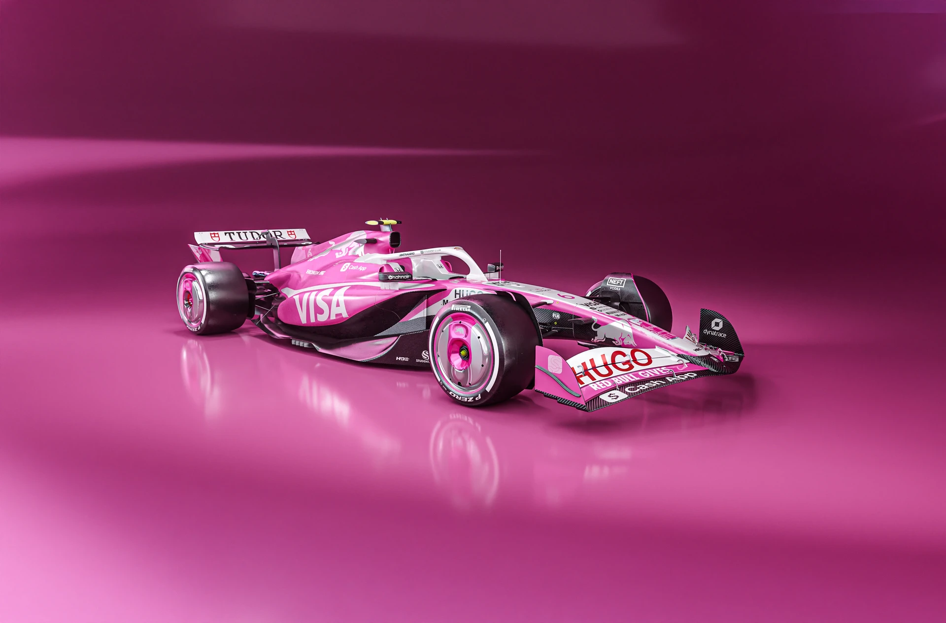 ArtStation - Racing bulls f1 car in pink livery