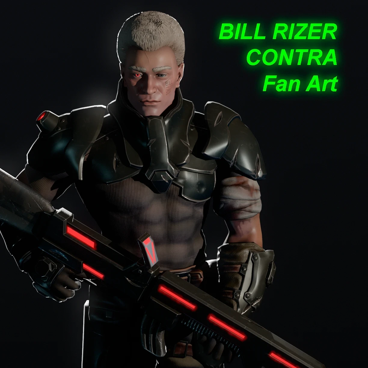 ArtStation - Bill - Contra - Fan Art
