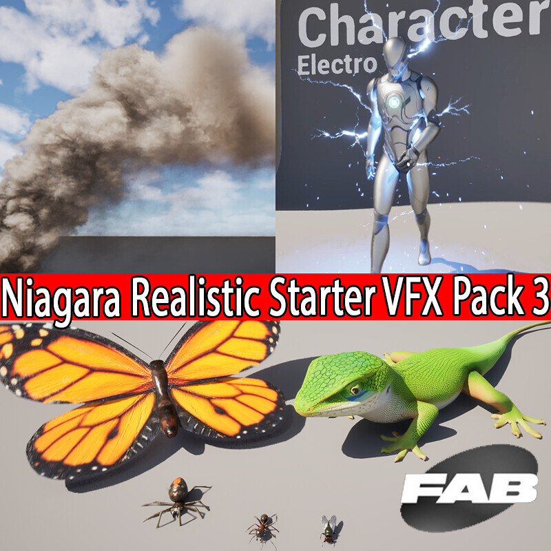ArtStation - Niagara Realistic Starter VFX Pack 3