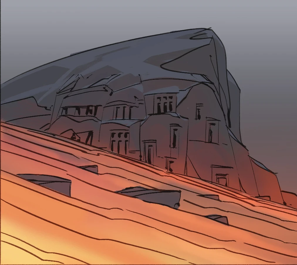 ArtStation - Sword of the Sea - Boiling Cavern drawings