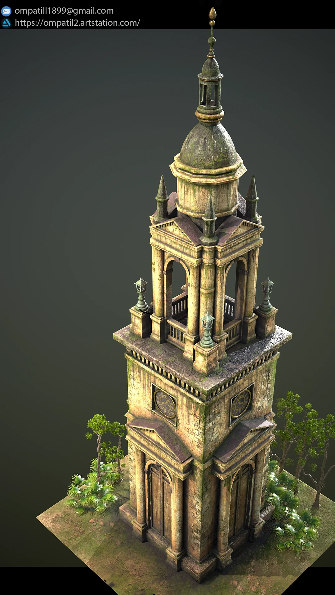 ArtStation - Watch Tower/ Clock Tower