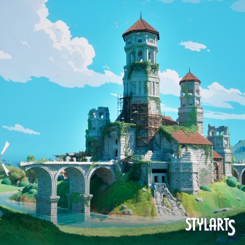 ArtStation - Castle Ruins