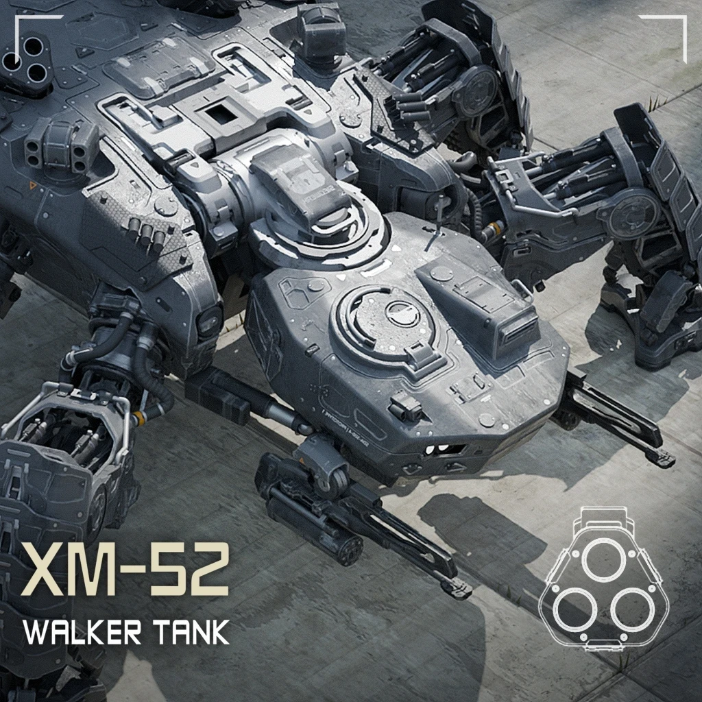 ArtStation - XM52 - Walker Tank