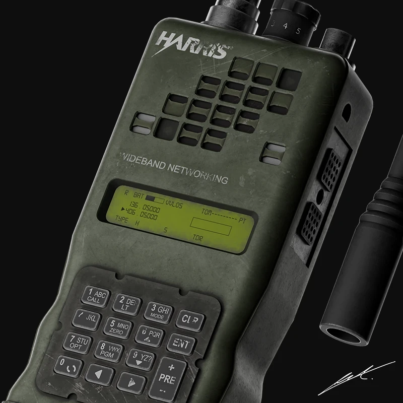 ArtStation - AN/PRC-152A Wideband Networking Handheld Radio